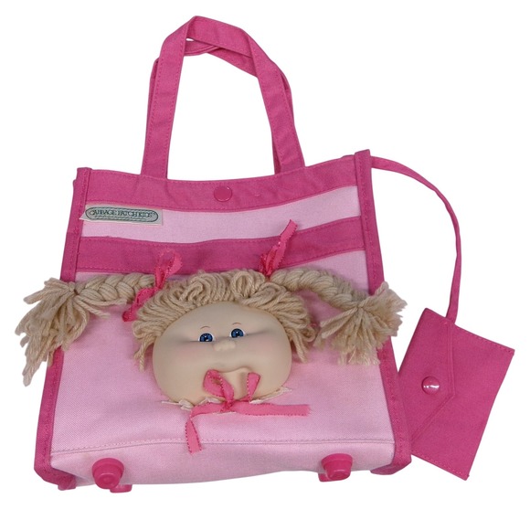 Cabbage Patch Kids | Toys | Vintage Cabbage Patch Kids Pink Canvas Tote ...